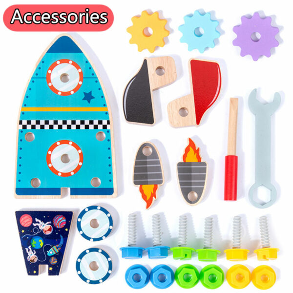 double-sided assembly rocket