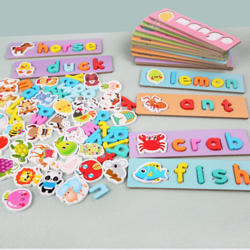 Animal fruit alphabet pairing